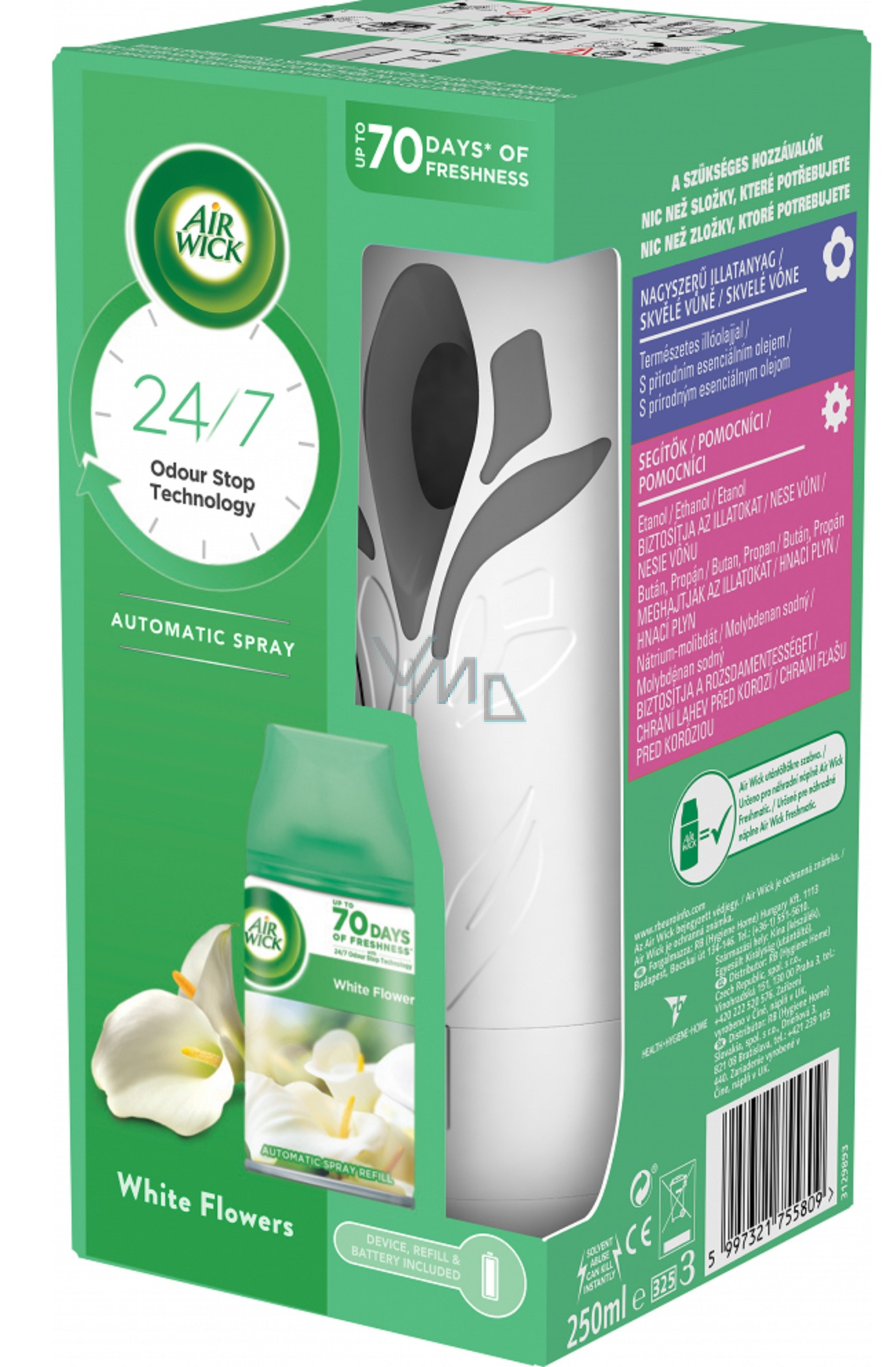 Air Wick FreshMatic Max Freesia & Jasmine Automatic Spray 250 ml - VMD ...