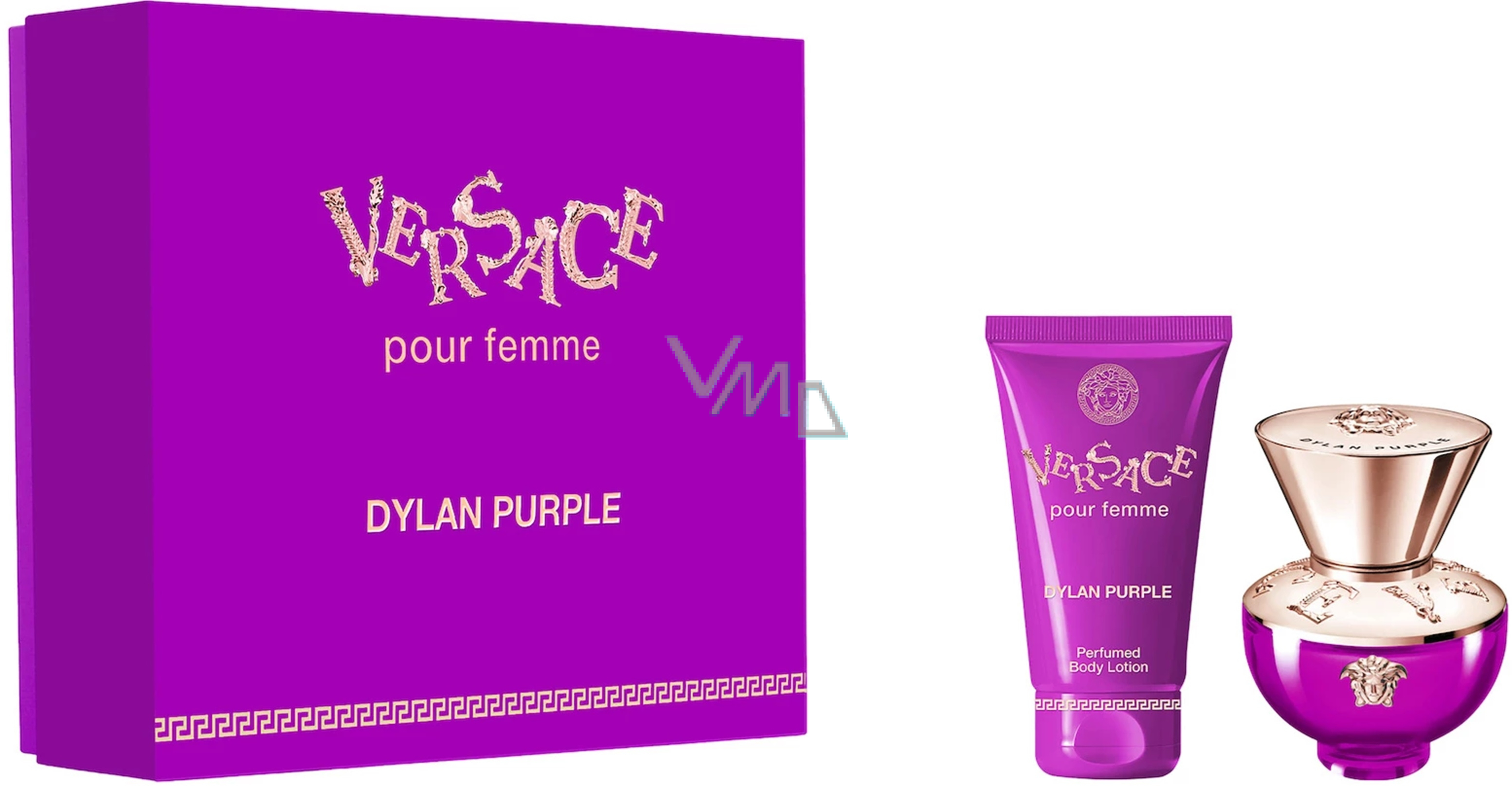 Versace Dylan Purple Eau De Parfum 30 Ml Body Lotion 50 Ml T Set