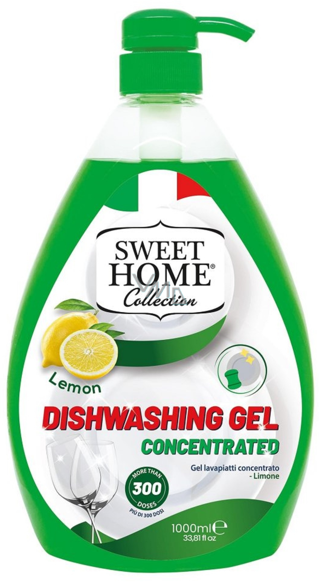 Sweet Home Lemon - Lemon dishwashing liquid 1 l - VMD parfumerie - drogerie